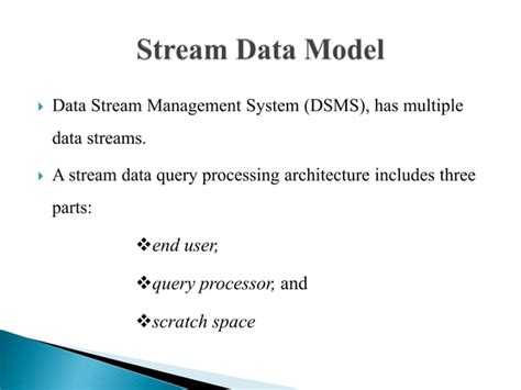 Mining Data Streams Ppt