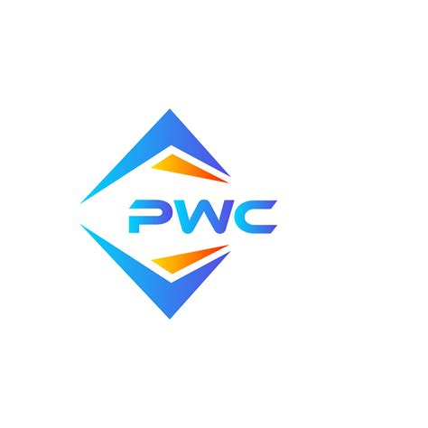 Pwc Abstract Technology Logo Design On White Background Pwc Creative