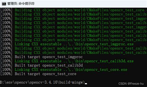 MinGW编译OpenCV 过程记录 opencv mingw CSDN博客