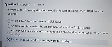 Solved Question 61 1 ﻿point ﻿savedin Which Of The