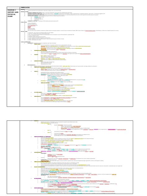 Tuberculosis Symptoms And Risk Factors Pdf Tuberculosis Medical Specialties