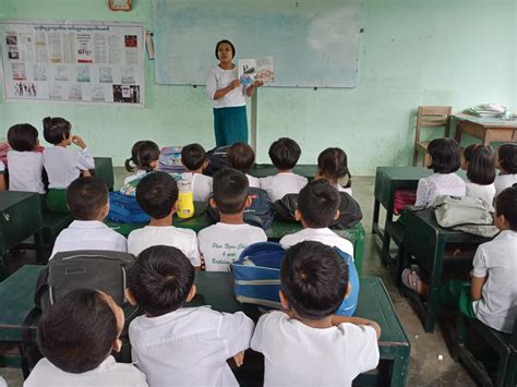 သာယာဝတီမြို့နယ် သ င်တောရိုးကျေးရွာ အခြေခံပညာ မူလွန် ကျောင်းသို့ စာဖတ်ရှိန်မြှင့်တင်ရေး အသိပညာပေး