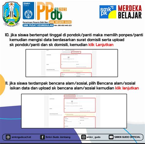 Cara Ambil Pin Ppdb Untuk Lulusan Smp Mts Luar Jatim 2023 Smk Negeri Gudo