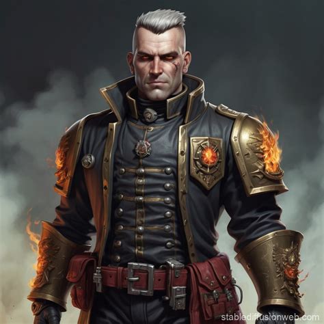 Warhammer 40k Rogue Trader Portrait Stable Diffusion Online