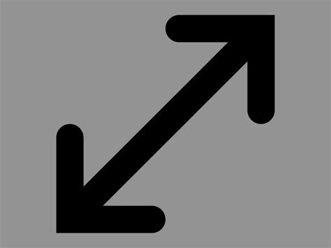 Free Enlarge Scaling Arrows Icon Vector Download Logowik