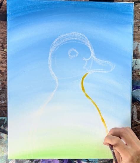 Spring Duckling Acrylic Painting Tutorial Tracie Kiernan Step By Step Painting