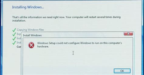 Resolver O Problema Windows Setup Could Not Configure Windows To Run On This Computers Hardware