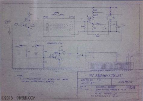 Moog Modular Schematic Blueprints Obliq Museum Whats What With