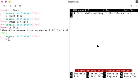 why does ruby on linux return true to file writable tmp file but