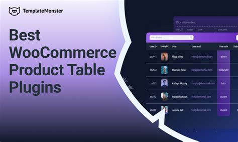 7 Top Product Table Plugins For Woocommerce