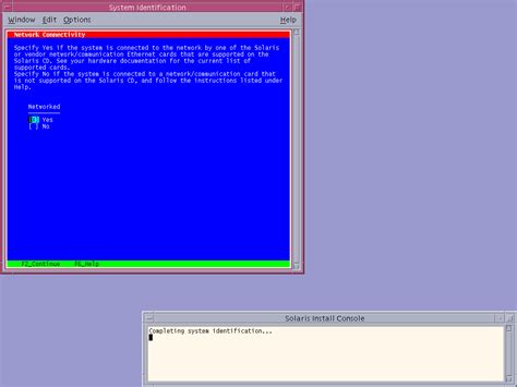 Installation Of Solaris Installation Bypasses Network Config Solaris Unix Linux Community