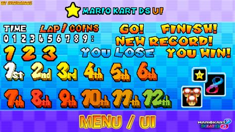 Mario Kart Ds Ui Mod For Mario Kart 8 Deluxe Mk8d Mods