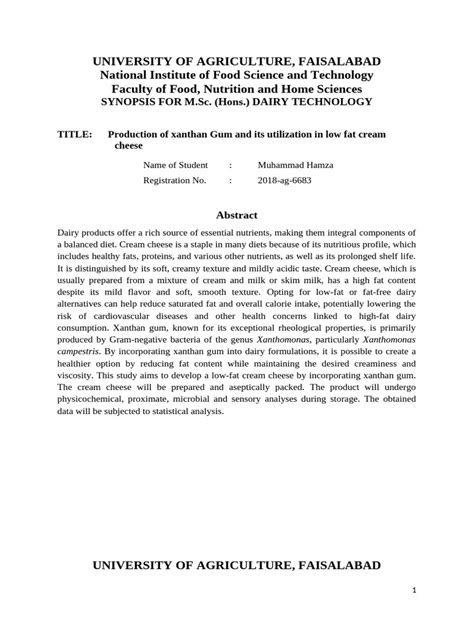 Production Of Xanthan Gum Pdf Cardiovascular Diseases Fat