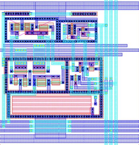 Layout Plot Of A Synapse Circuit Designed In A Modular Fashion To Download Scientific Diagram