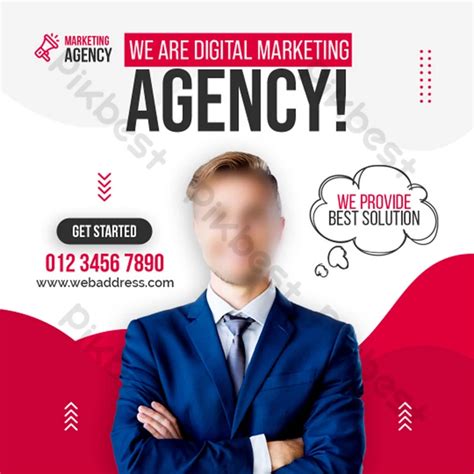 디지털 마케팅 소셜 미디어 포스트 Png Ai 무료 다운로드 Pikbest