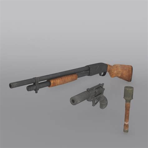 Weapon Gaming Free 3d Models Obj Obj Download Free3d