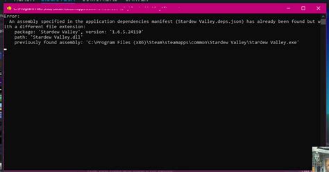 Issue SV Won T Launch SMAPI Stardew Valley Forums