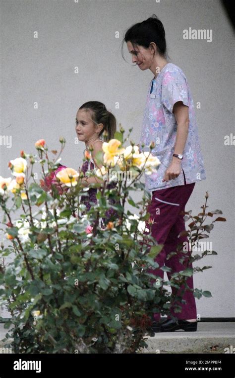 Coco Arquette Pays A Visit To Her Mother Who Wore Scrubs On The Set Of