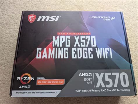 MSI MPG X570 GAMING EDGE WIFI Motherboard Description 100 00 PicClick UK