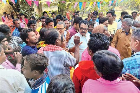 Suri Suri Mla Bikash Roychowdhury Faced Agitation While Carrying Out Didir Suraksha Kavach