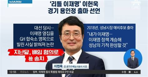 ‘리틀 이재명 이헌욱 경기 용인정 출마 선언