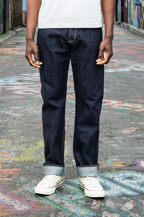 Flat Head 18oz Indigo Denim Jeans Fn 8004 Wide Tapered