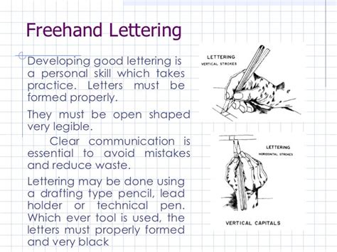Engineering Drawing Engineering Lettering Lesson 3