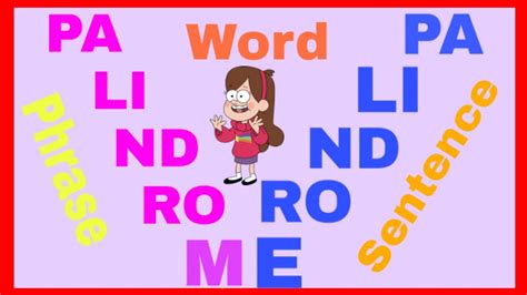 English Palindromes Youtube