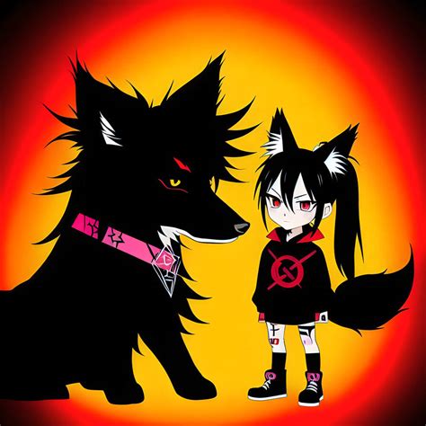 Black Fox Kitsune Girl 20 By Punkerlazar On Deviantart