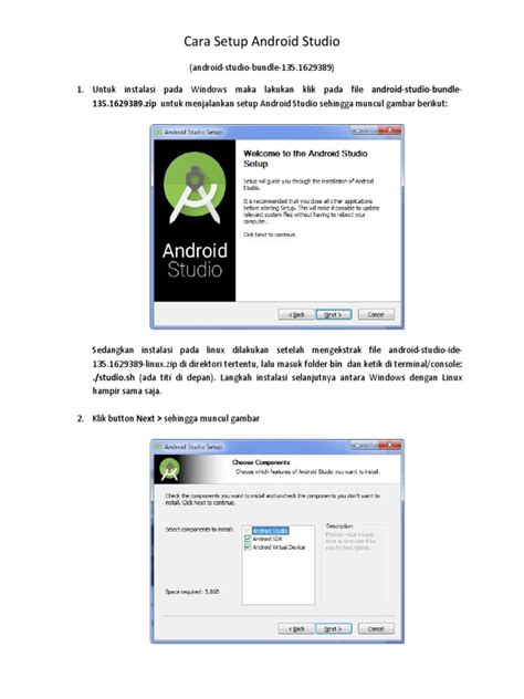 Cara Setup Android Studio Pdf