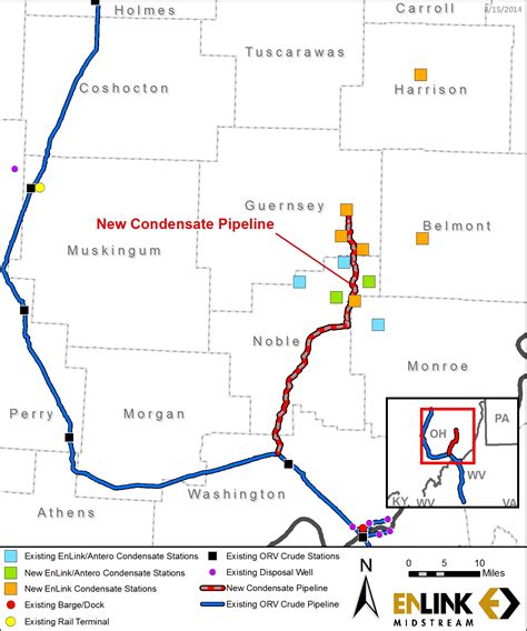 Enlink Midstream Announces New 45 Mile Condensate Pipeline In Ohio
