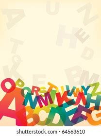 Letters Abstract Background Stock Vector Royalty Free 63097993