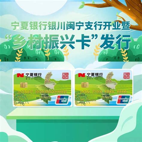 宁夏银行银川闽宁支行开业暨“乡村振兴卡”发行