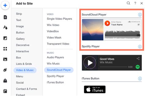 Music Apps Adding And Setting Up A SoundCloud Player Help Center