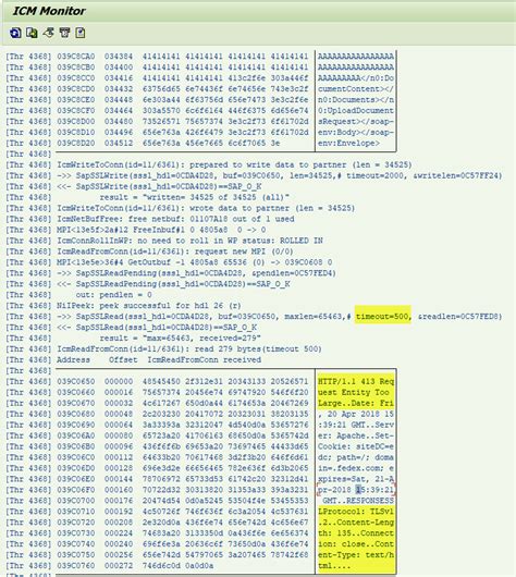 Abap Sap Webservice Call 413 Request Entity Too Large Stack Overflow