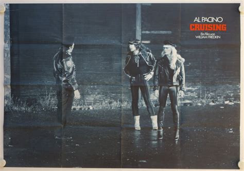 Cruising Original Release German Double Panel Movie Poster
