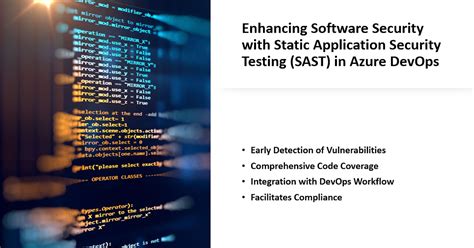 Enhancing Software Security With Static Application Security Testing