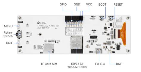 Crowpanel Esp32 E Paper Hmi 579 Inch Display Elecrow Wiki