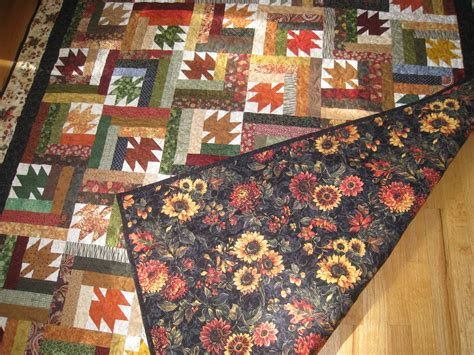 Leaf Quilt Fall Sewing Quilts Quilting Designs