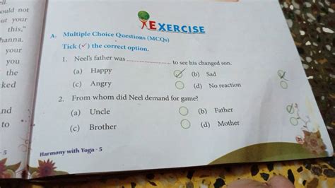 CEXERCISE A Multiple Choice Questions MCQs Tick The Correct Option