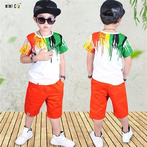 Sport Past Tiener Zomer Jongens Kleding Sets Korte Vicedeal