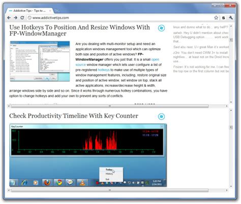 view webpage in two frames with split screen onclick [chrome]