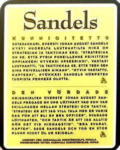 Drink Label: Sandels (Olvi, FinlandCol:FI-BEER-000014