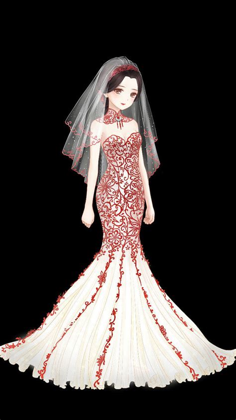 暖暖环游世界中第一条中西合璧的婚纱，采用了传统剪纸元素，寓意着新一年满满的恋爱运