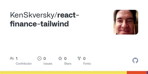 github kenskversky react finance tailwind