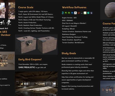 Artstation Modeng Realistic Scene Creation In Ue5 Course Tutorials