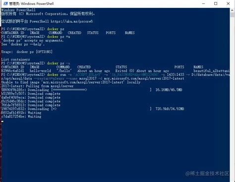 Docker 部署 SQLServer 掘金