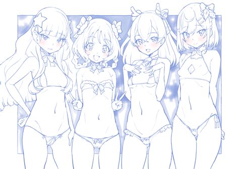 Nagomi Yui Fuwa Kokone Kasai Amane And Hanamichi Ran Precure And 1