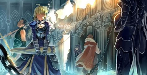 Fate Series Berserker Fatezero Rider Fatezero Saber Caster Fatezero Lancer