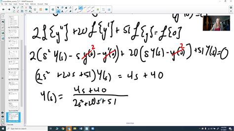 Solving Higher Order Odes Using Laplace Transforms Unit Step Function Continued Youtube